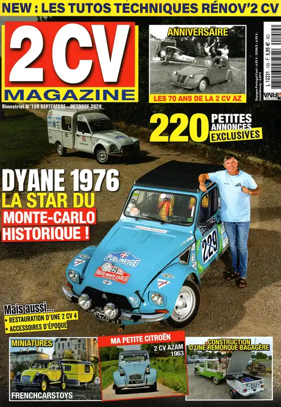 Abonnement Magazine - 2 CV Magazine - Livraison Offerte en Belgique