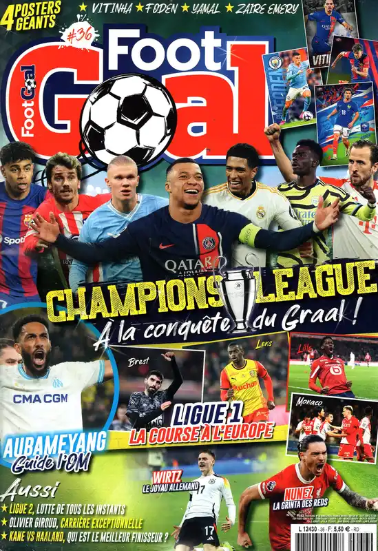 Abonnement Magazine - Foot Goal - Livraison Offerte en Belgique