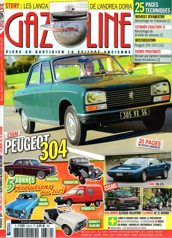 Abonnement Magazine - Gazoline - Livraison Offerte en Belgique