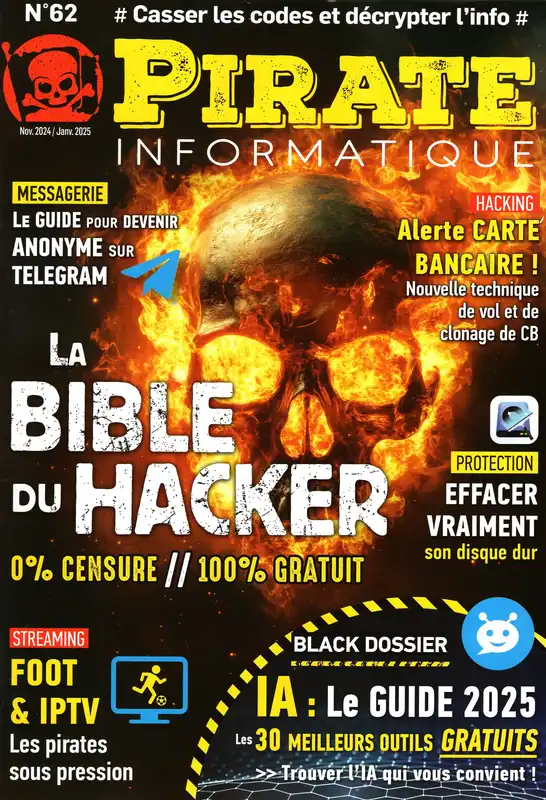 Abonnement Magazine - Pirate Informatique - Livraison Offerte en Belgique