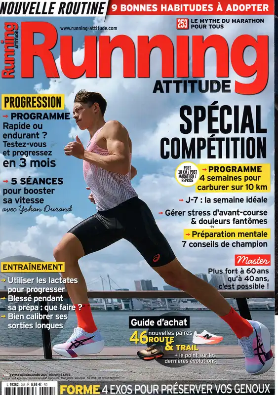 Abonnement Magazine - Running Attitude - Livraison Offerte en Belgique