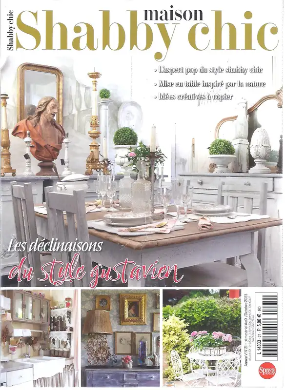 Abonnement Magazine - Shabby Chic (Maison) - Livraison Offerte en Belgique